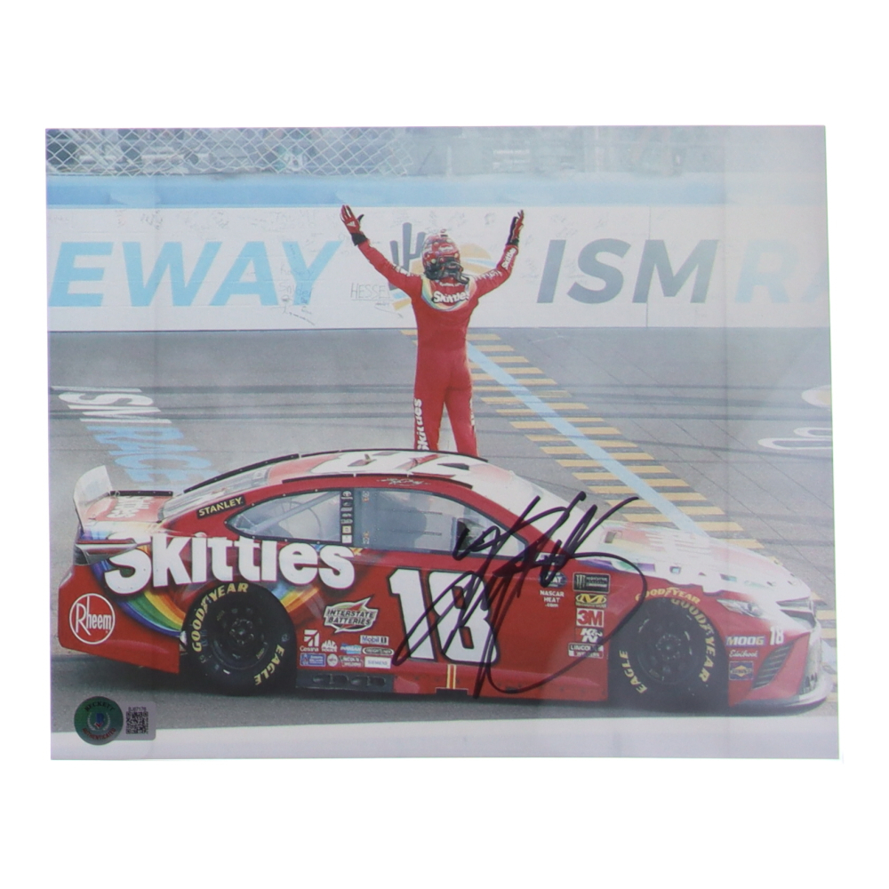Kyle Busch Signed NASCAR 8x10 Photo (Beckett) | Pristine Auction