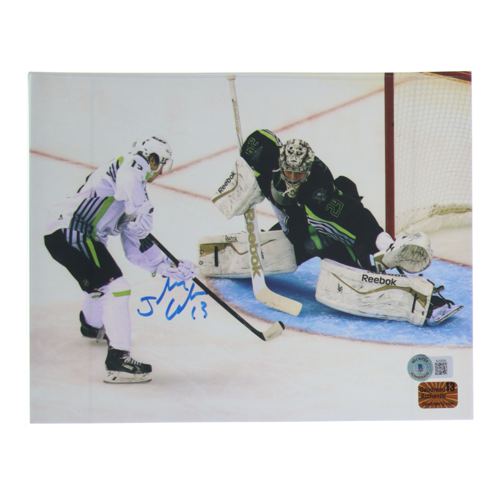 Johnny Gaudreau Signed Flames 8x10 Photo (Beckett & Gaudreau ...
