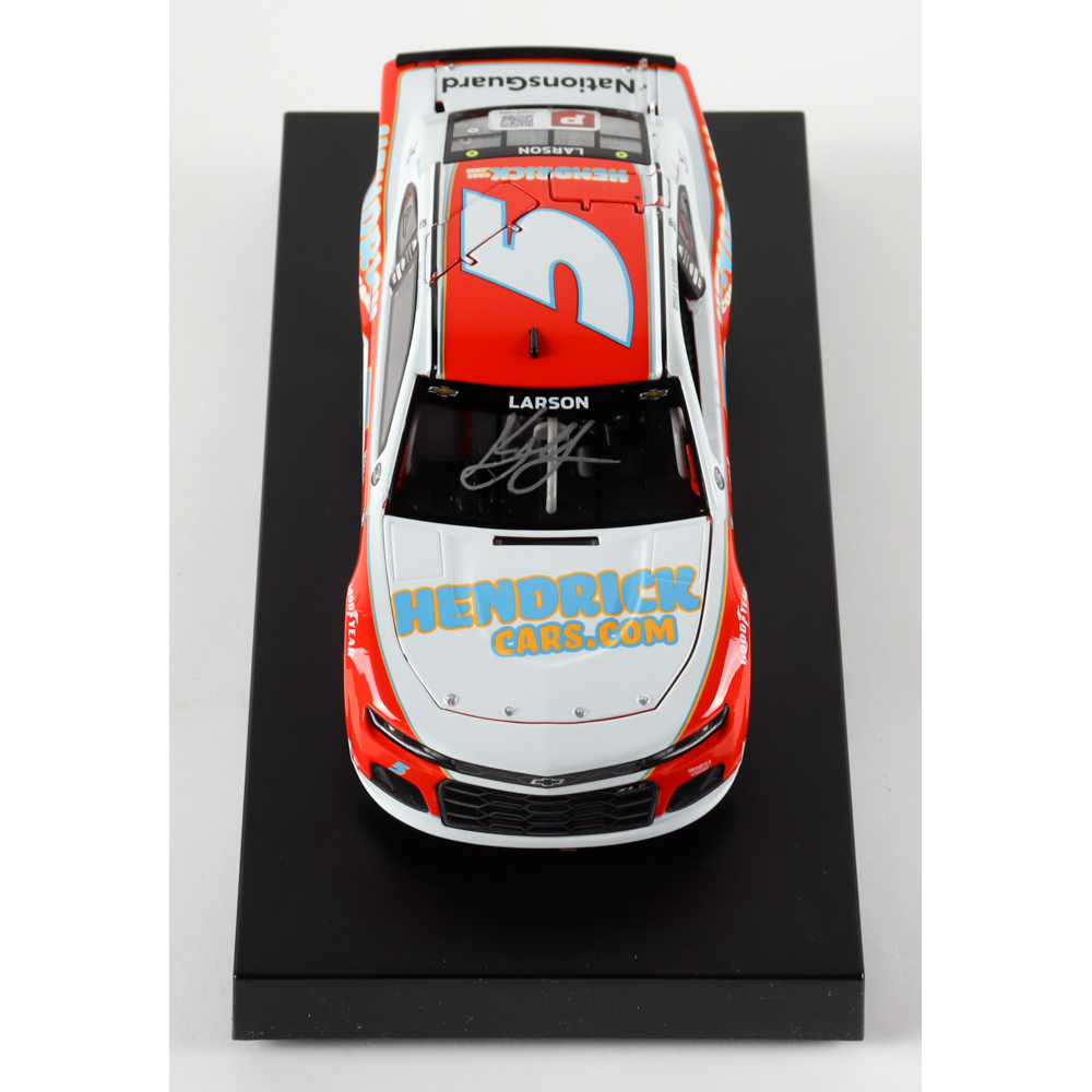 Kyle Larson Signed 2021 NASCAR #5 Hendrickcars.com Throwback Camaro - 1 ...