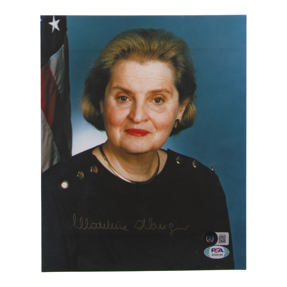 Madeleine Albright Signed 8x10 Photo (Beckett & PSA) | Pristine Auction