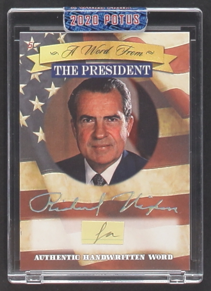 Richard Nixon 2021 A Word from the President of the United States Word ...