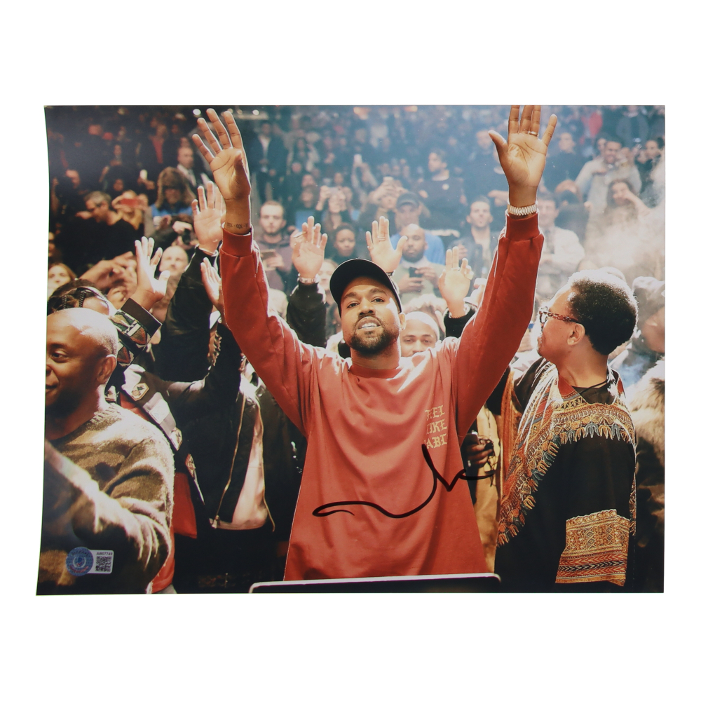 Kanye West Signed 11x14 Photo (Beckett) | Pristine Auction