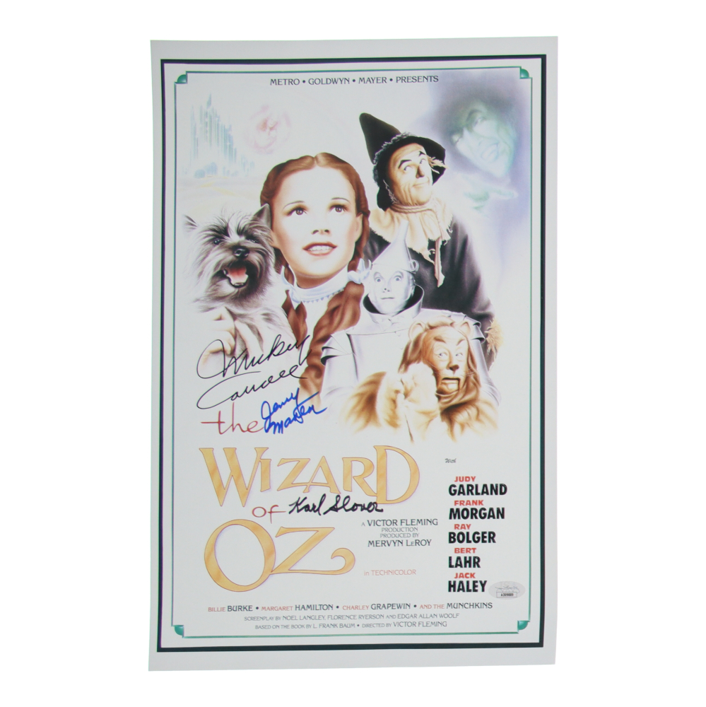 Mickey Carroll, Karl Slover & Jerry Maren Signed "The Wizard of Oz ...