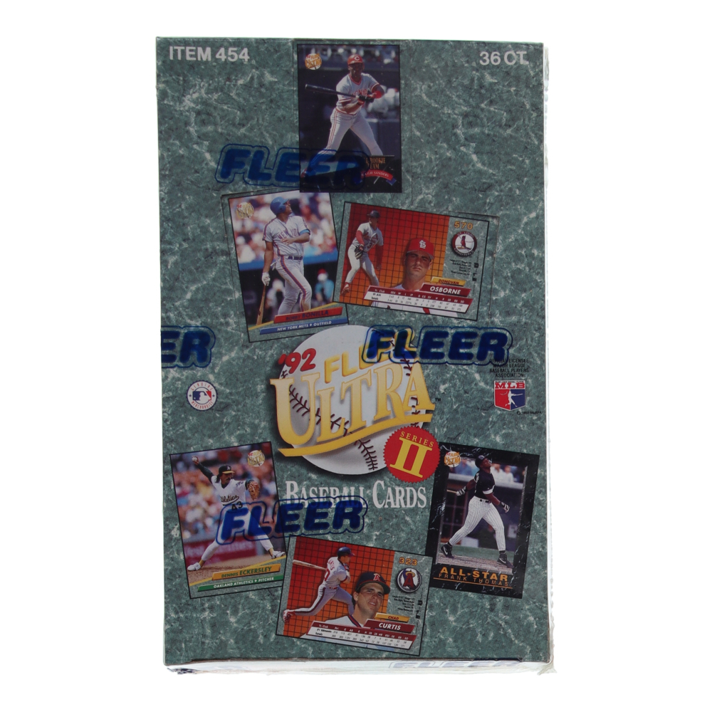 1992 Fleer Ultra Series 2 Baseball Hobby Box with (36) Packs | Pristine ...