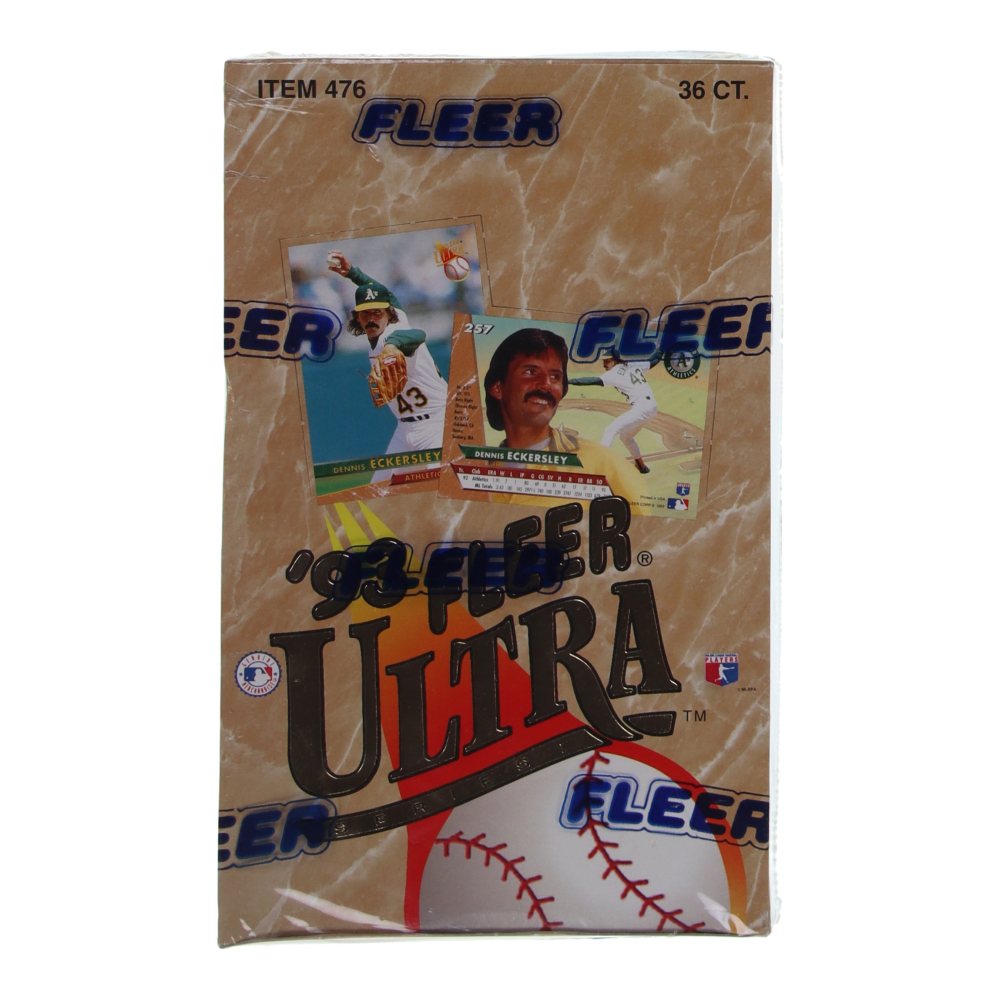 1993 Fleer Ultra Series 1 Baseball Hobby Box with (36) Packs | Pristine ...