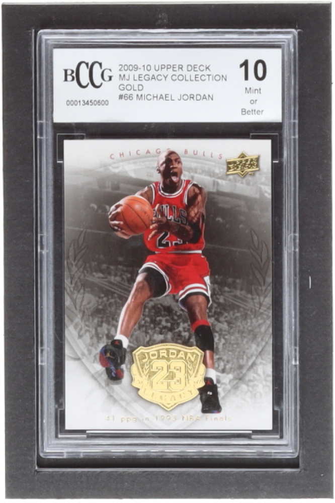 Michael Jordan 2009-10 Upper Deck Michael Jordan Legacy Collection Gold ...