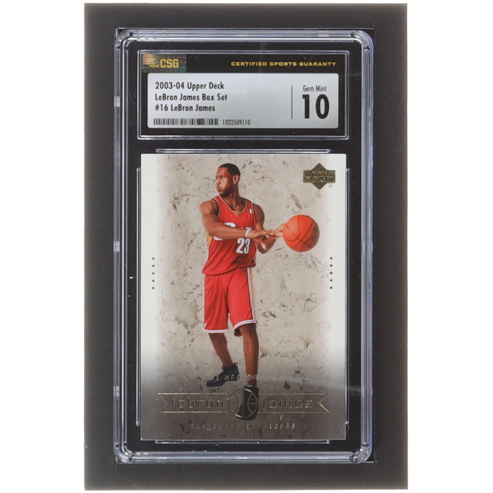 LeBron James 2003 Upper Deck LeBron James Box Set #16 The Magic Touch ...