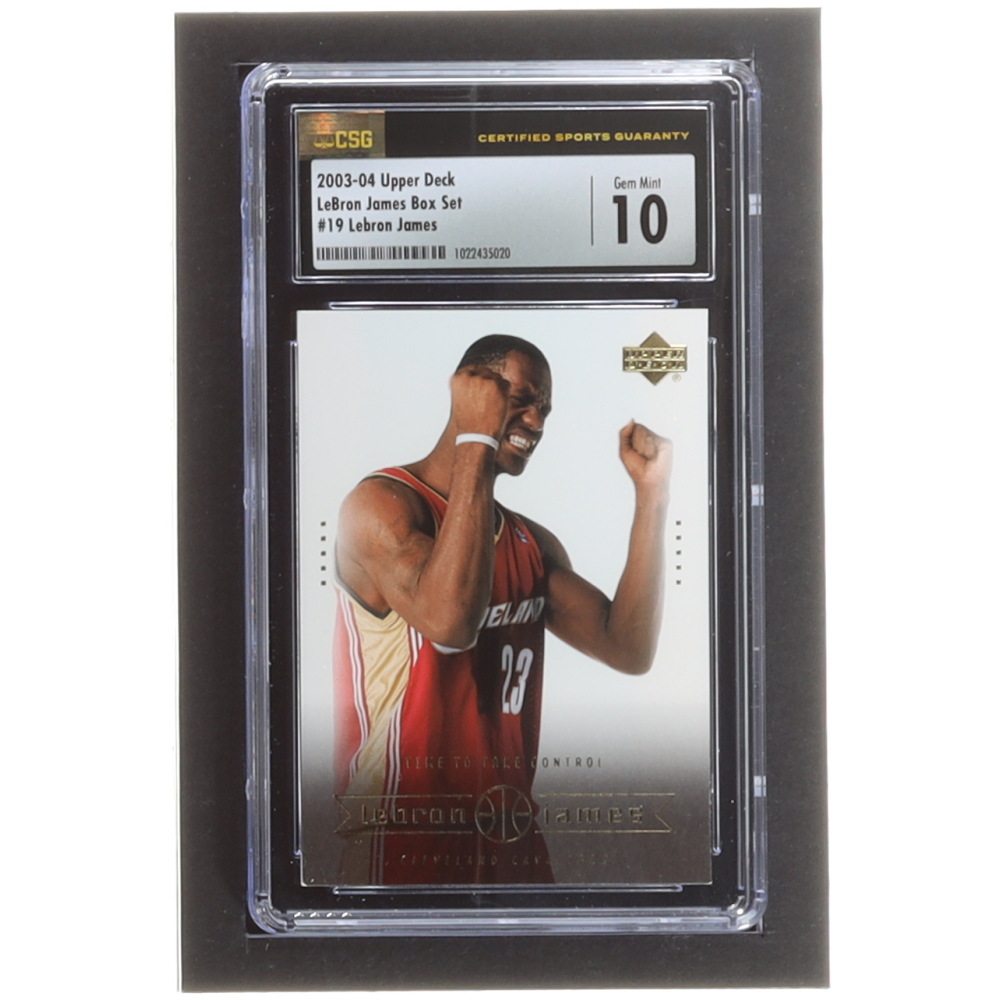 LeBron James 2003 Upper Deck LeBron James Box Set #19 Time To Take ...