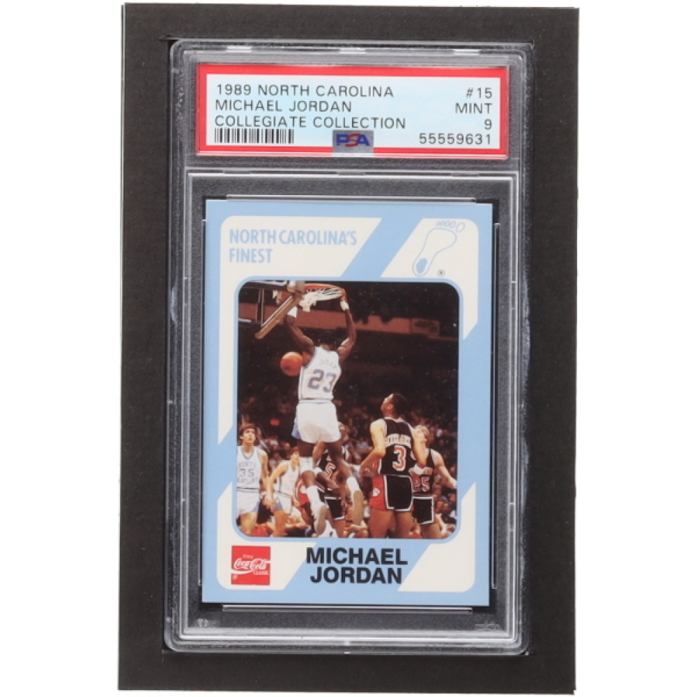 Michael Jordan 1989-90 North Carolina Collegiate Collection #15 (PSA 9 ...