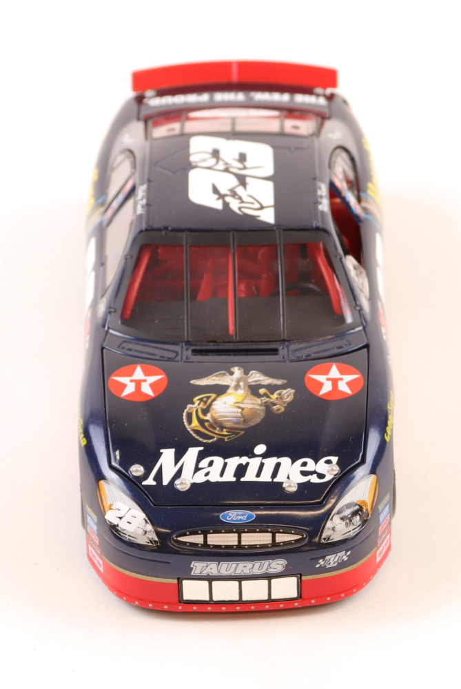 Ricky Rudd Signed LE NASCAR #28 Texaco / Marines / 2000 Taurus Die-Cast ...