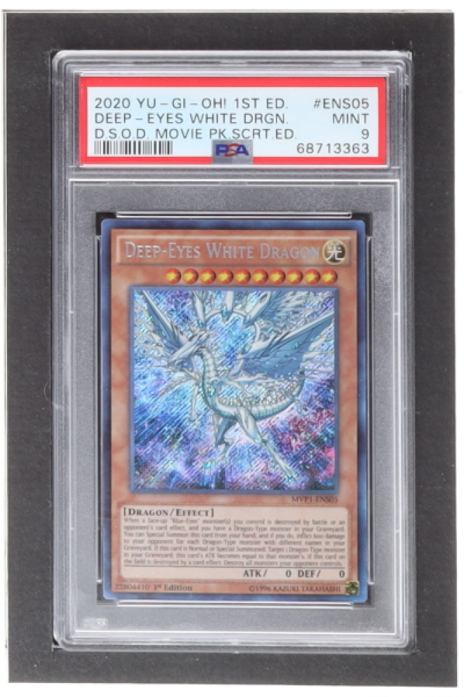 Deep-Eyes White Dragon 2020 Yu-Gi-Oh The Dark Side of Dimensions Movie Pack Secret Edition # ...