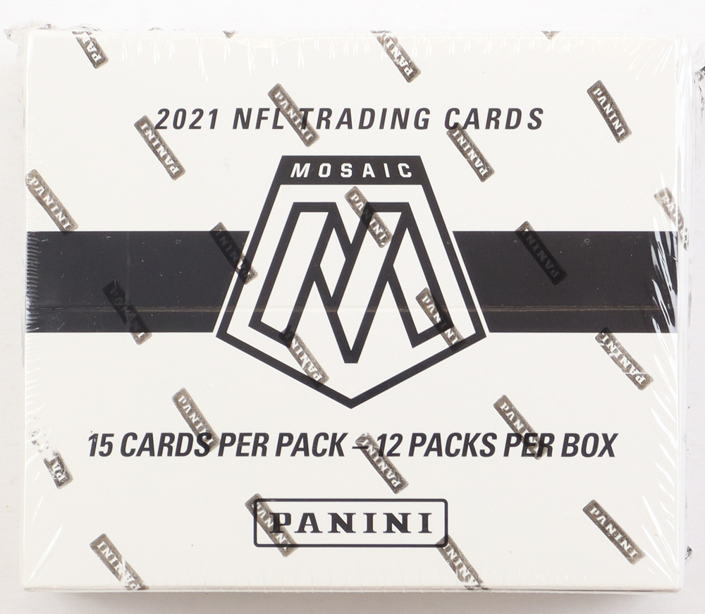 2021 Panini Mosaic Football Cello Box with (12) Packs | Pristine Auction