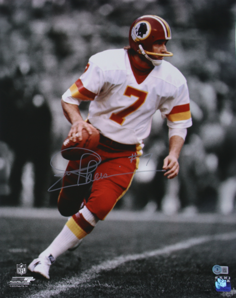 Joe Theismann Signed Redskins 16x20 Photo (Beckett) | Pristine Auction