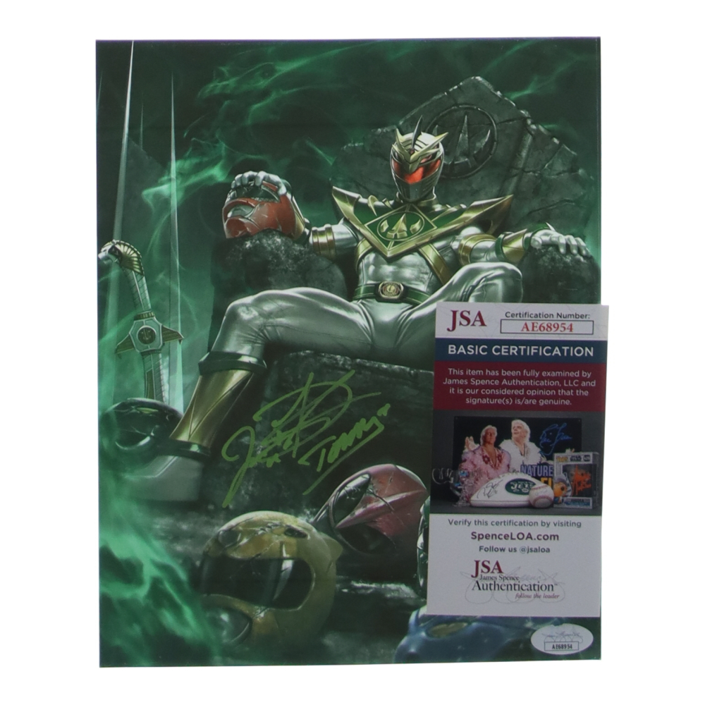 Jason David Frank Signed "Power Rangers" 8x10 Photo (JSA) | Pristine ...