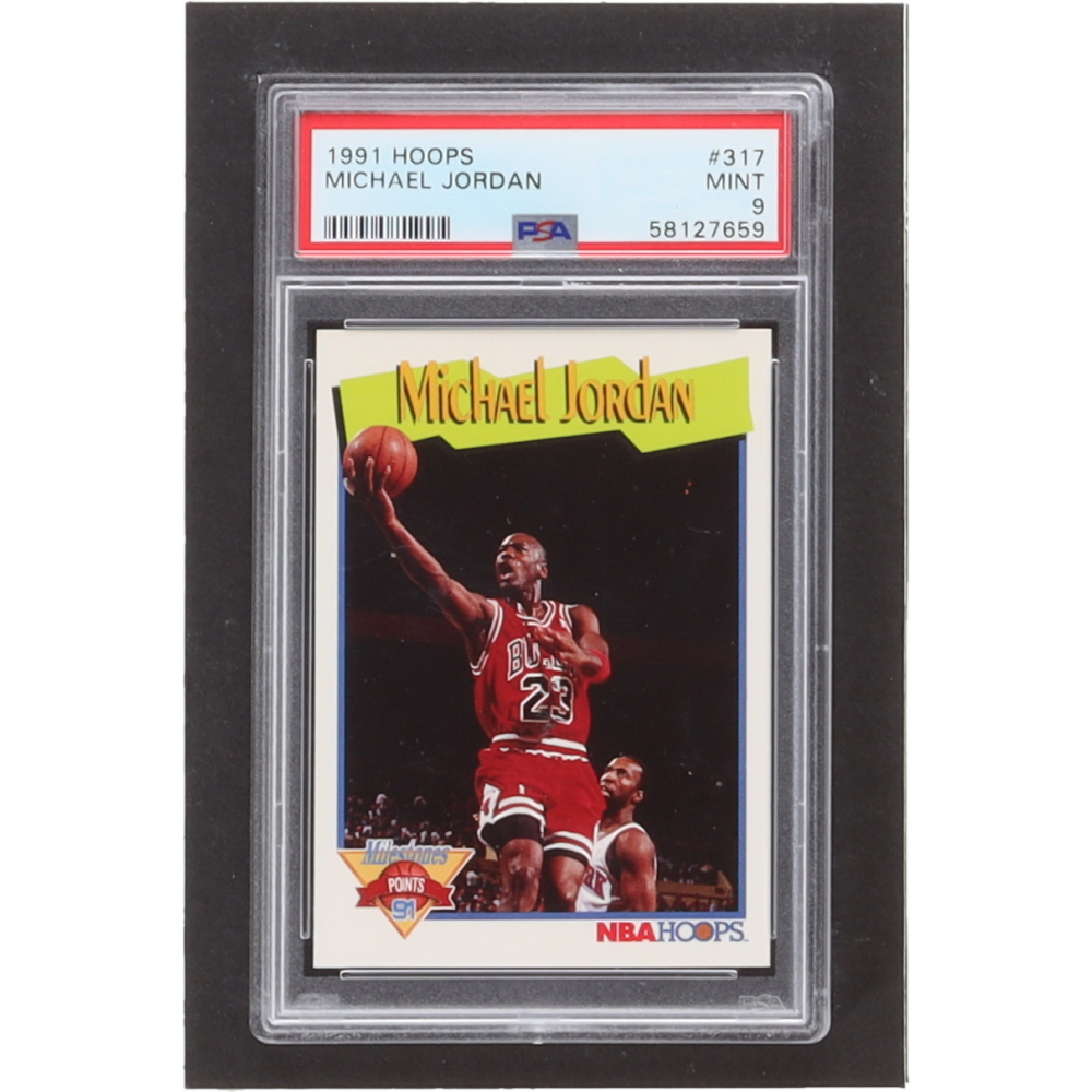 Michael Jordan 1991-92 Hoops #317 MS (PSA 9) | Pristine Auction