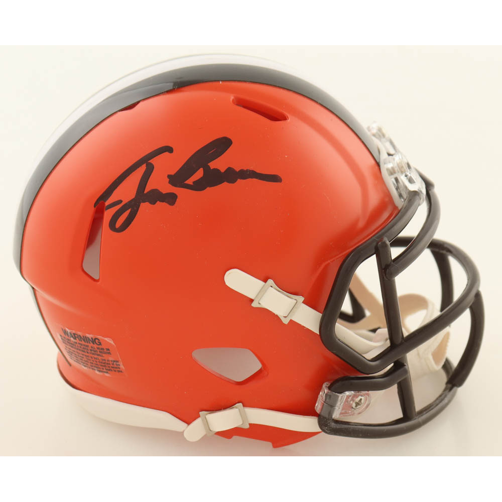 Jim Brown Signed Browns Speed Mini Helmet (Radtke) | Pristine Auction