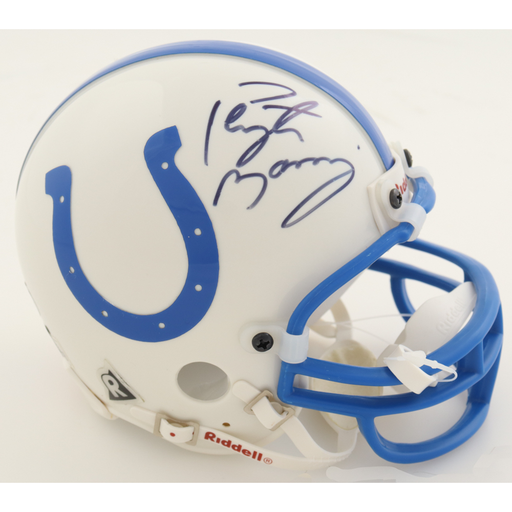 Peyton Manning Signed Colts Mini Helmet (Beckett) | Pristine Auction