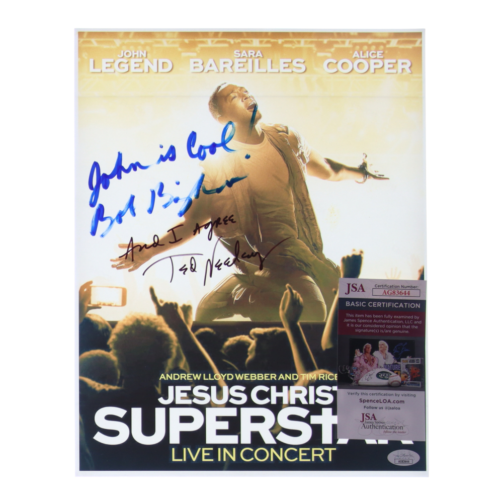 Ted Neeley & Bob Bingham Signed "Jesus Christ Superstar" 11x14 Poster ...