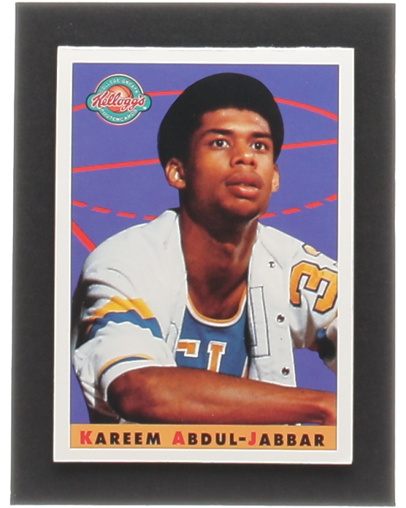 Kareem Abdul-Jabbar 1993 Kellogg's College Greats Postercards #1 ...
