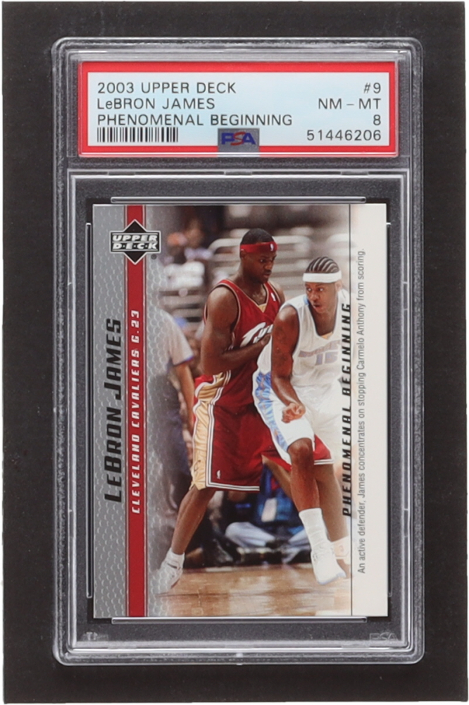 LeBron James 2003-04 Upper Deck Phenomenal Beginning LeBron James #9 ...