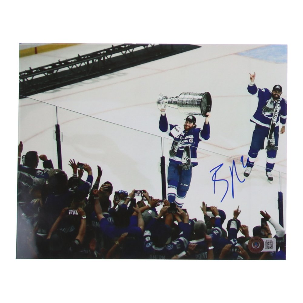 Brayden Point Signed Lightning 8x10 Photo (Beckett) | Pristine Auction