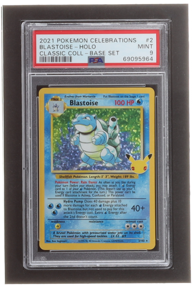 Blastoise Pokemon 2021 Celebrations #02 Holo (PSA 9) | Pristine Auction