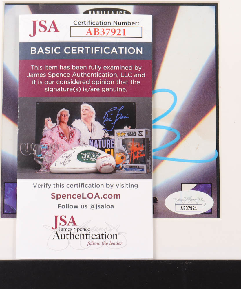 Vanilla Ice Signed Custom Framed "To The Extreme" Album Booklet Display ...