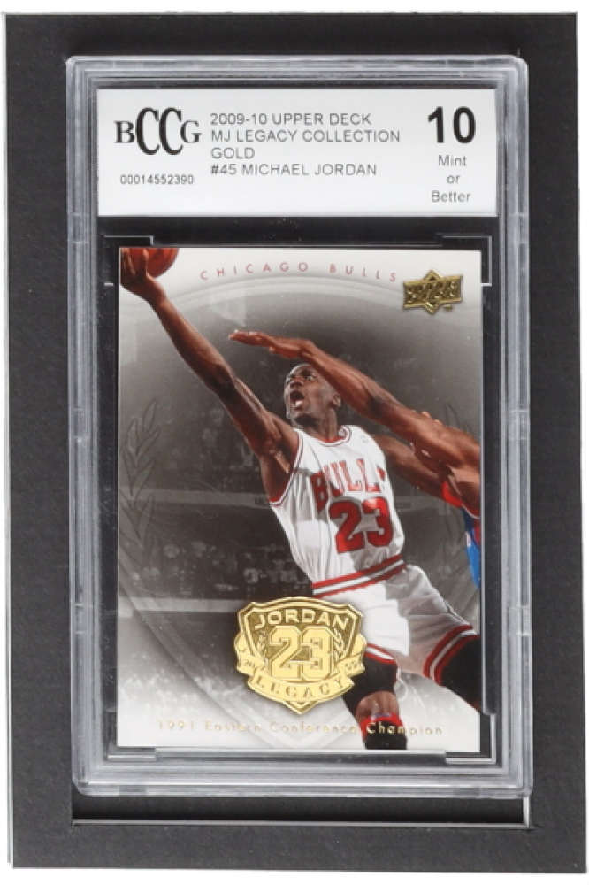 Michael Jordan 2009-10 Upper Deck Michael Jordan Legacy Collection Gold ...