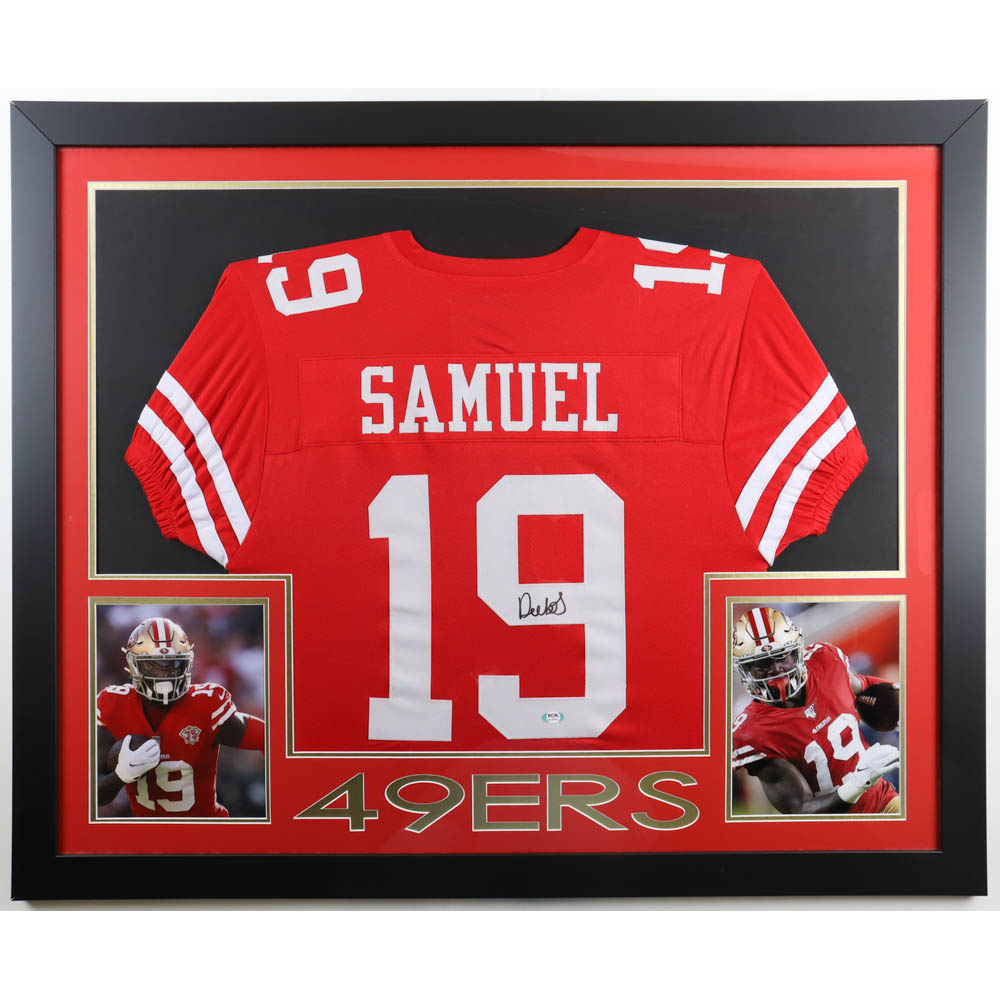 Deebo Samuel Signed Custom Framed Jersey Display (PSA) | Pristine Auction