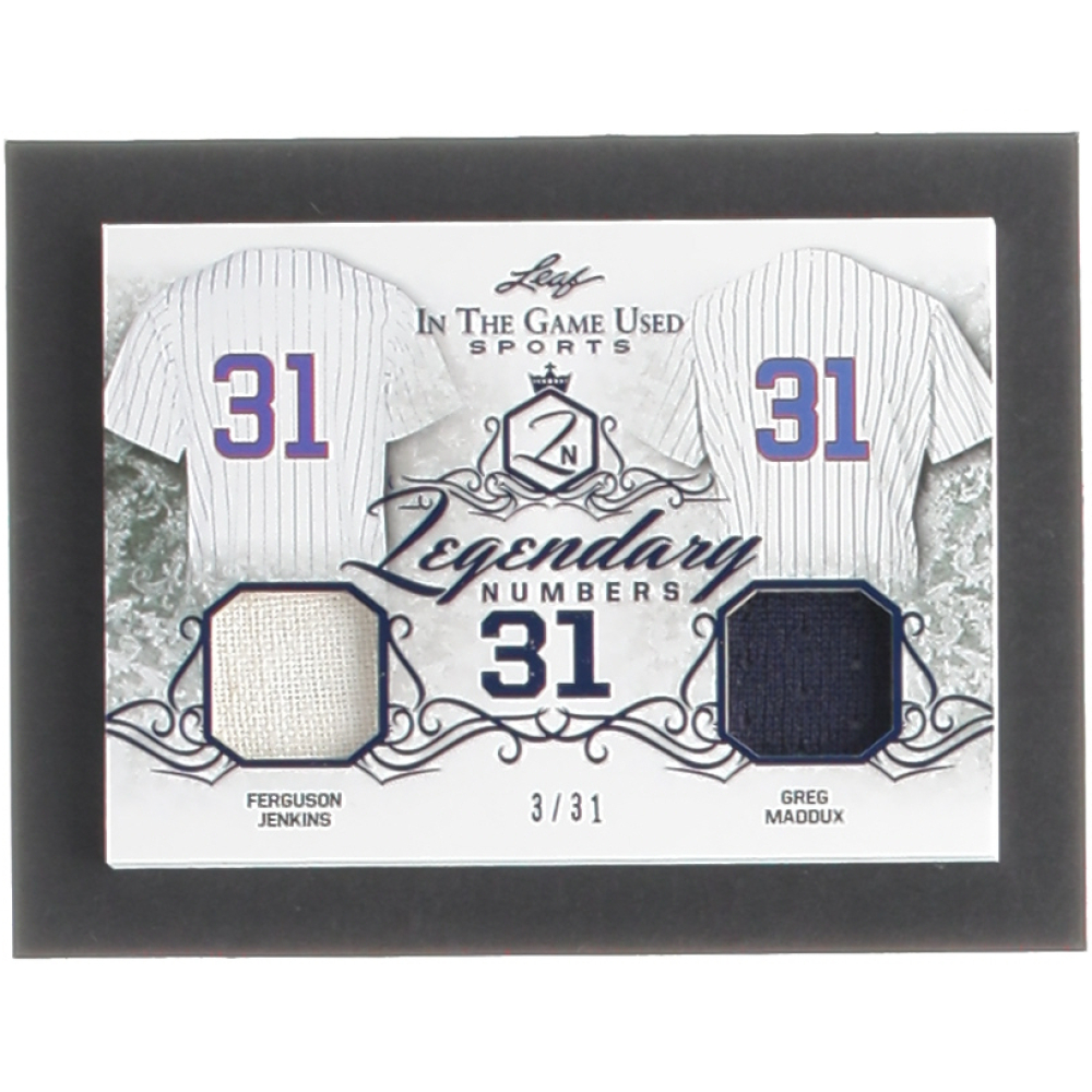 Ferguson Jenkins / Greg Maddux 2019 ITG Used Sports Legendary Numbers ...