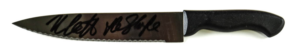 Nick Castle Signed Stainless Steel Knife Inscribed "The Shape" (Beckett ...