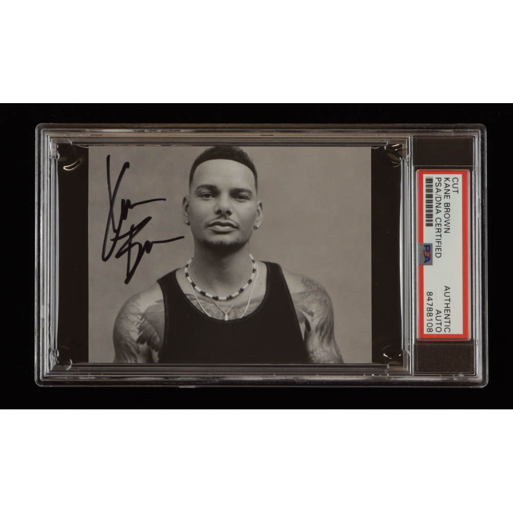 Kane Brown Signed Cut (PSA) | Pristine Auction