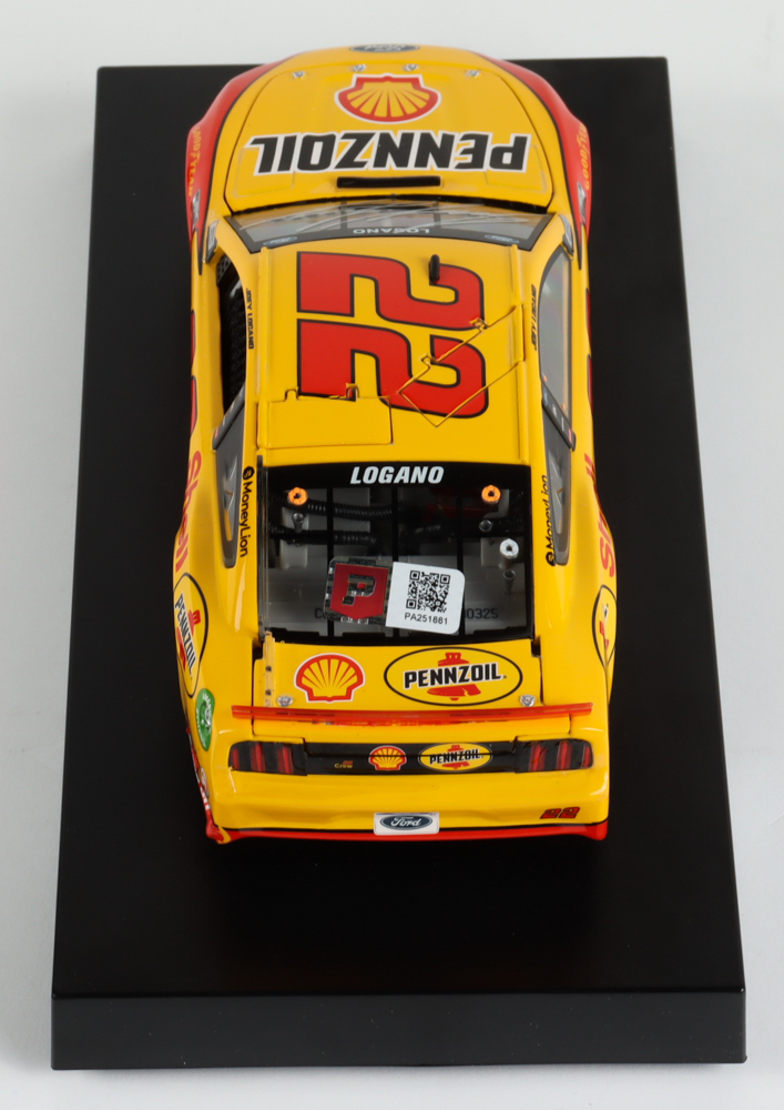 Joey Logano Signed 2021 NASCAR #22 Shell-Pennzoil Mustang - 1:24 ...