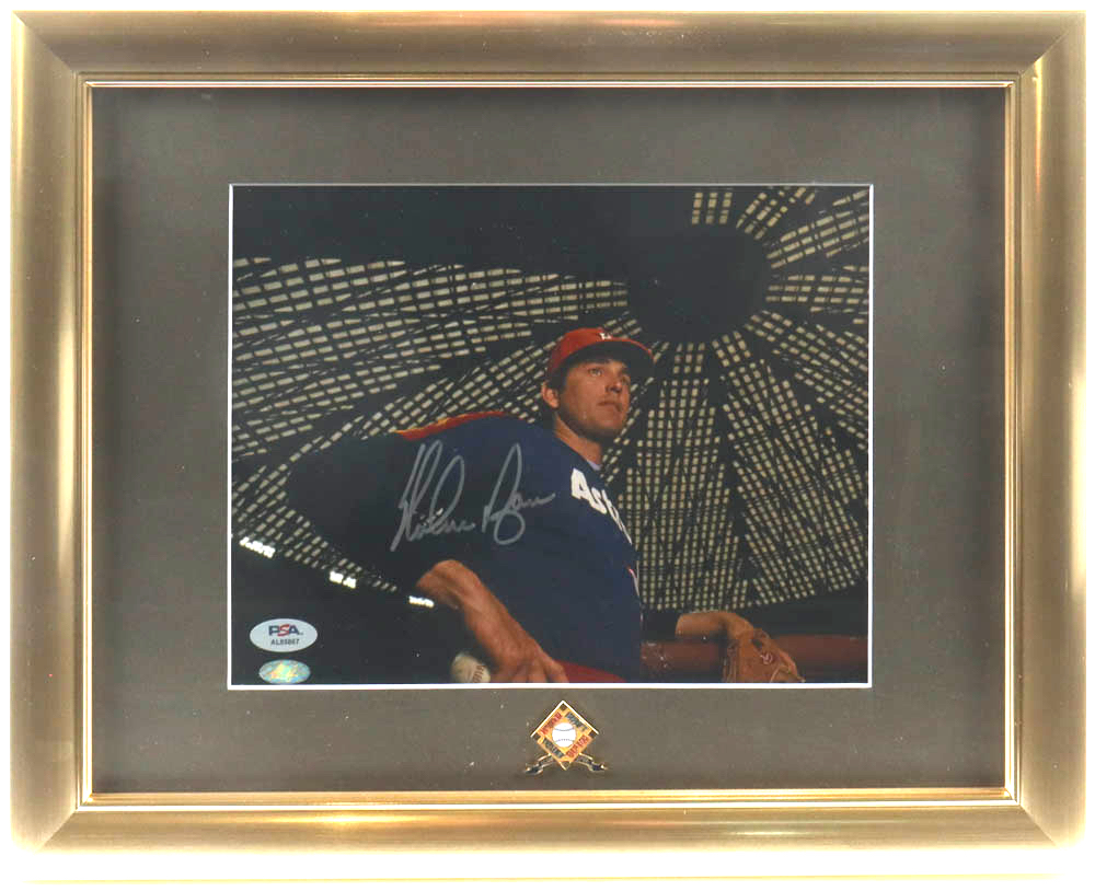 Nolan Ryan Signed Astros Custom Framed Photo Display (PSA & AIV ...