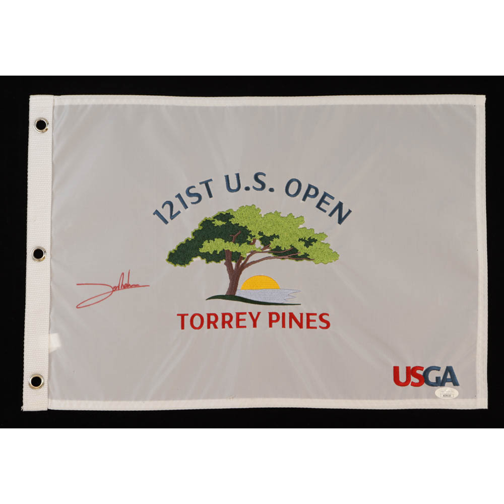 Jon Rahm Signed U.S Open Torrey Pines Golf Pin Flag (JSA) | Pristine ...