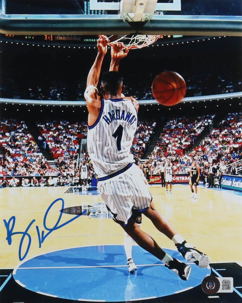 Penny Hardaway Signed Magic 8x10 Photo (Beckett) | Pristine Auction