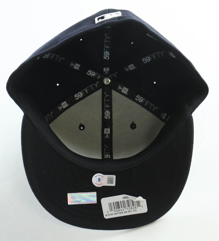 Jose Canseco Signed Yankees New Era Fitted Baseball Hat Inscribed ...