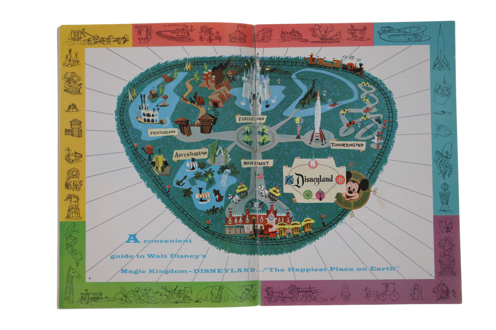 1957 Walt Disney Disneyland Original Souvenir Guide Book | Pristine Auction