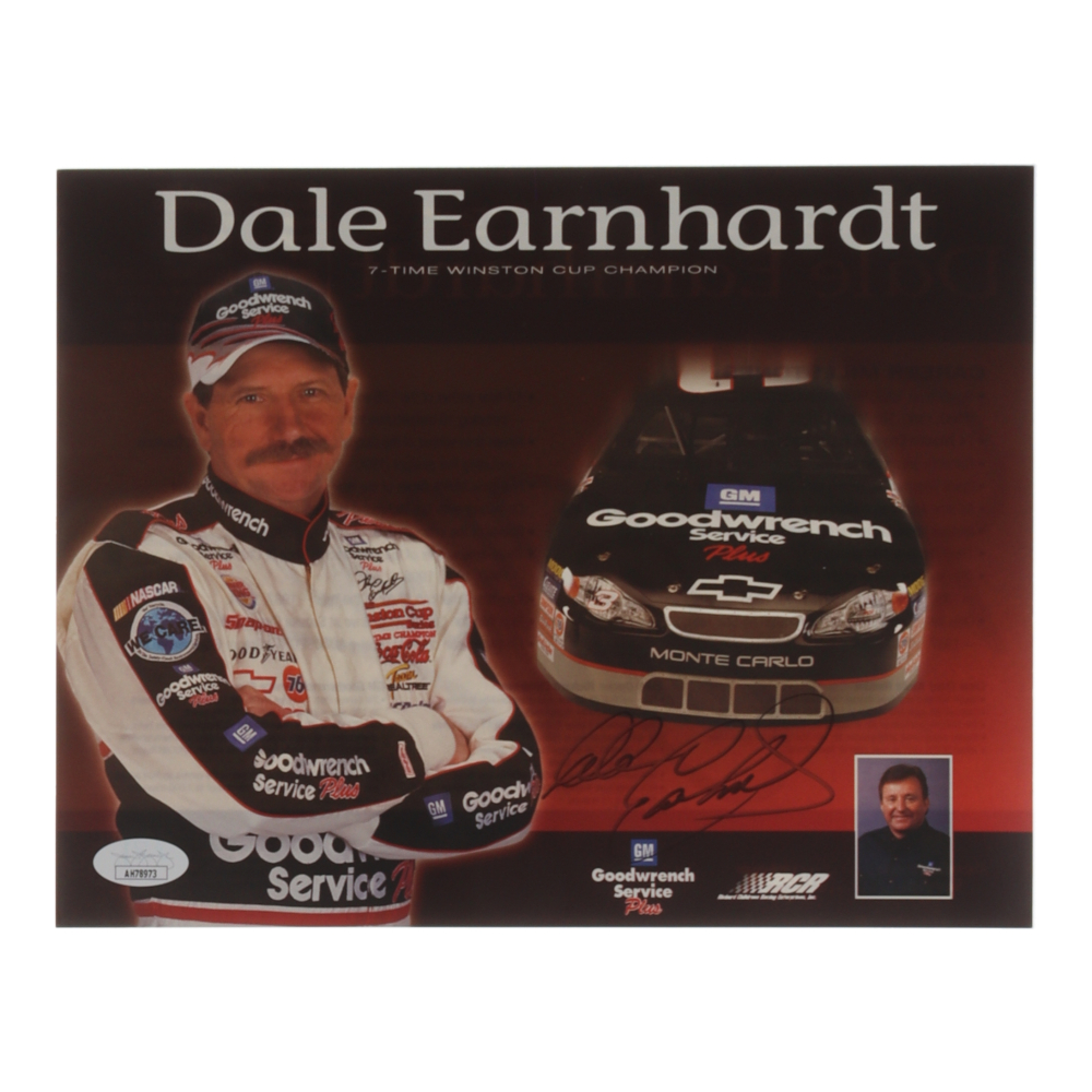Dale Earnhardt Signed NASCAR 8x10 Photo (JSA) | Pristine Auction