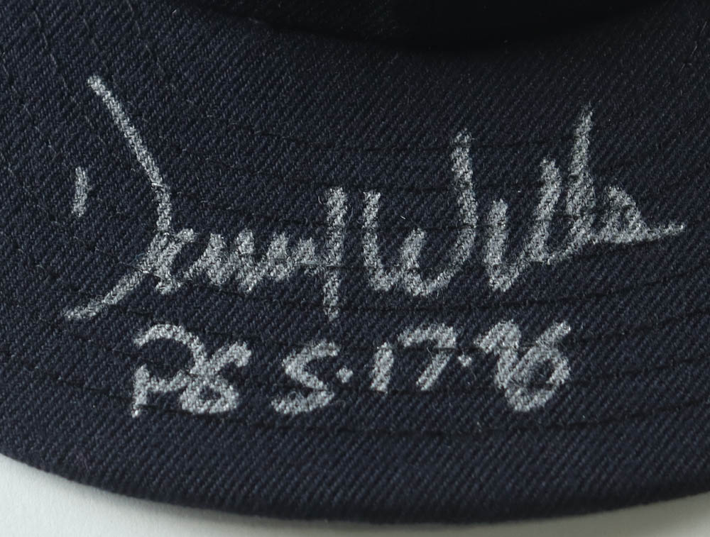 David Wells Signed Yankees New Era Fitted Baseball Hat Inscribed "P.G ...