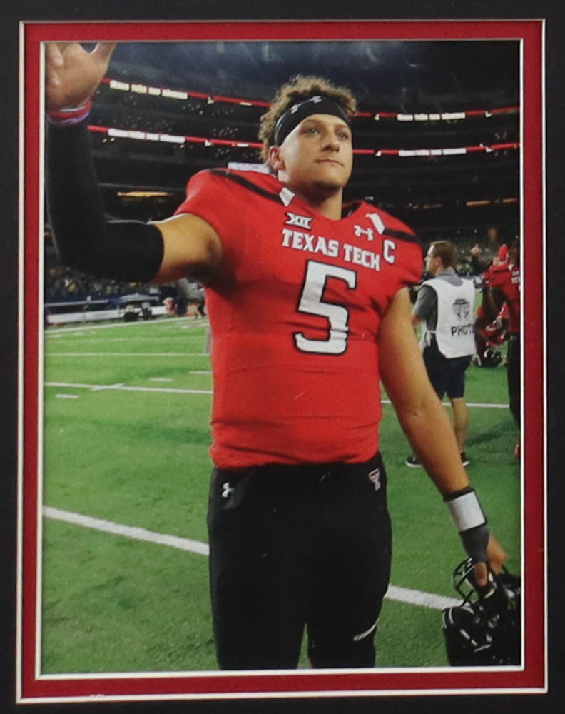 Patrick Mahomes Texas Tech Red Raiders Custom Framed Jersey Display ...
