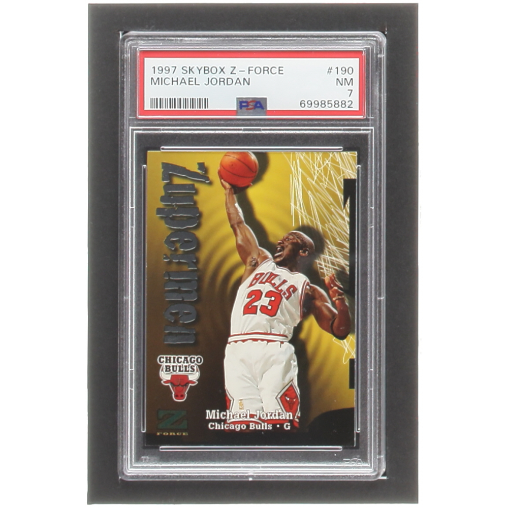 Michael Jordan 1997-98 Z-Force #190 ZUP (PSA 7) | Pristine Auction