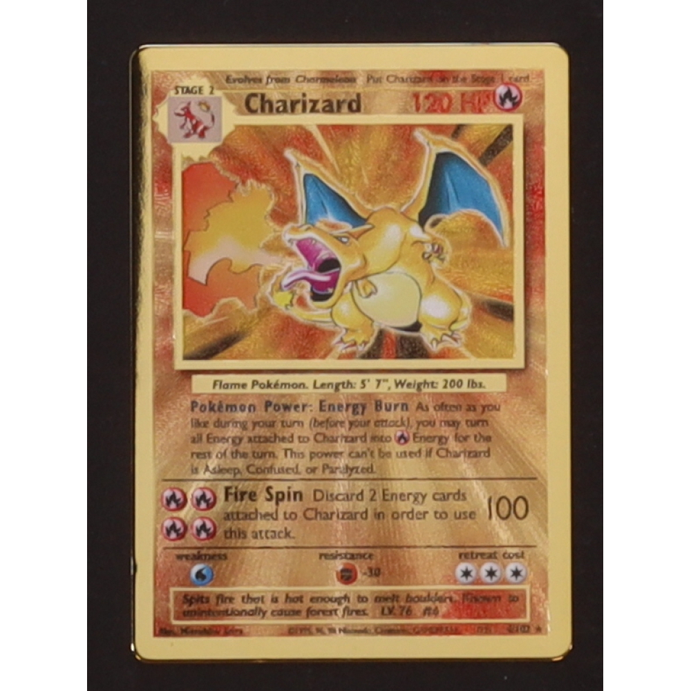 Charizard 2021 Pokemon Celebrations Gold Metal Holo #4 | Pristine Auction