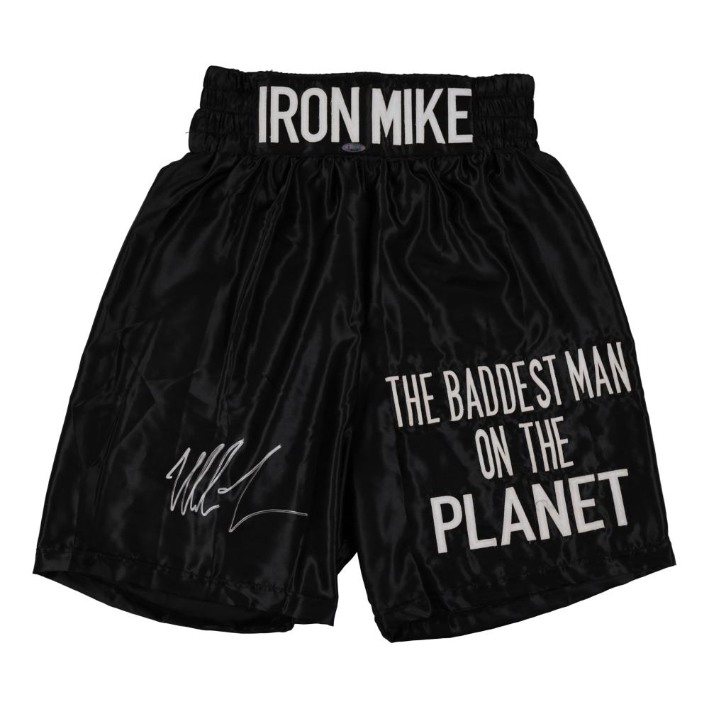 Mike Tyson Signed Boxing Trunks (Tristar) | Pristine Auction