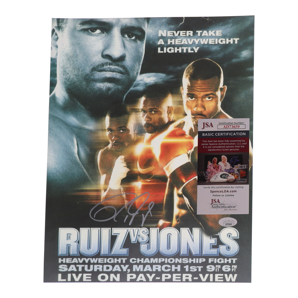 Roy Jones Jr. Signed 11x14 Photo (JSA) | Pristine Auction