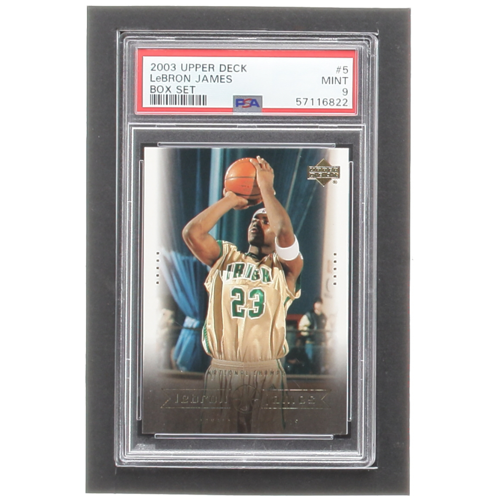 LeBron James 2003 Upper Deck LeBron James Box Set #5 National Champs RC ...