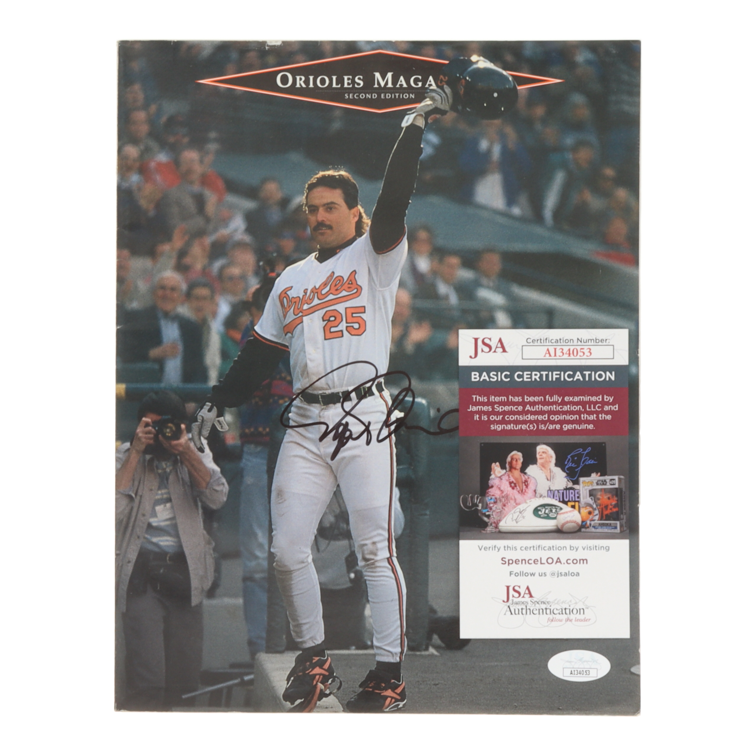 Rafael Palmeiro Signed 1994 "Orioles" Magazine (JSA) | Pristine Auction