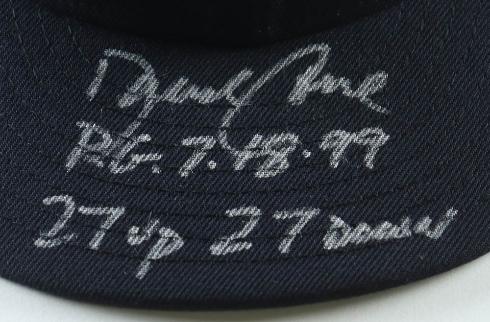 David Cone Signed Yankees New Era Fitted Baseball Hat Inscribed "PG 7. ...