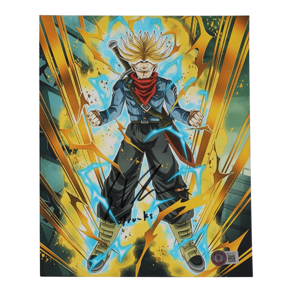 Eric Vale Signed "Dragon Ball Z" 8x10 Photo Inscribed "Trunks" (Beckett ...