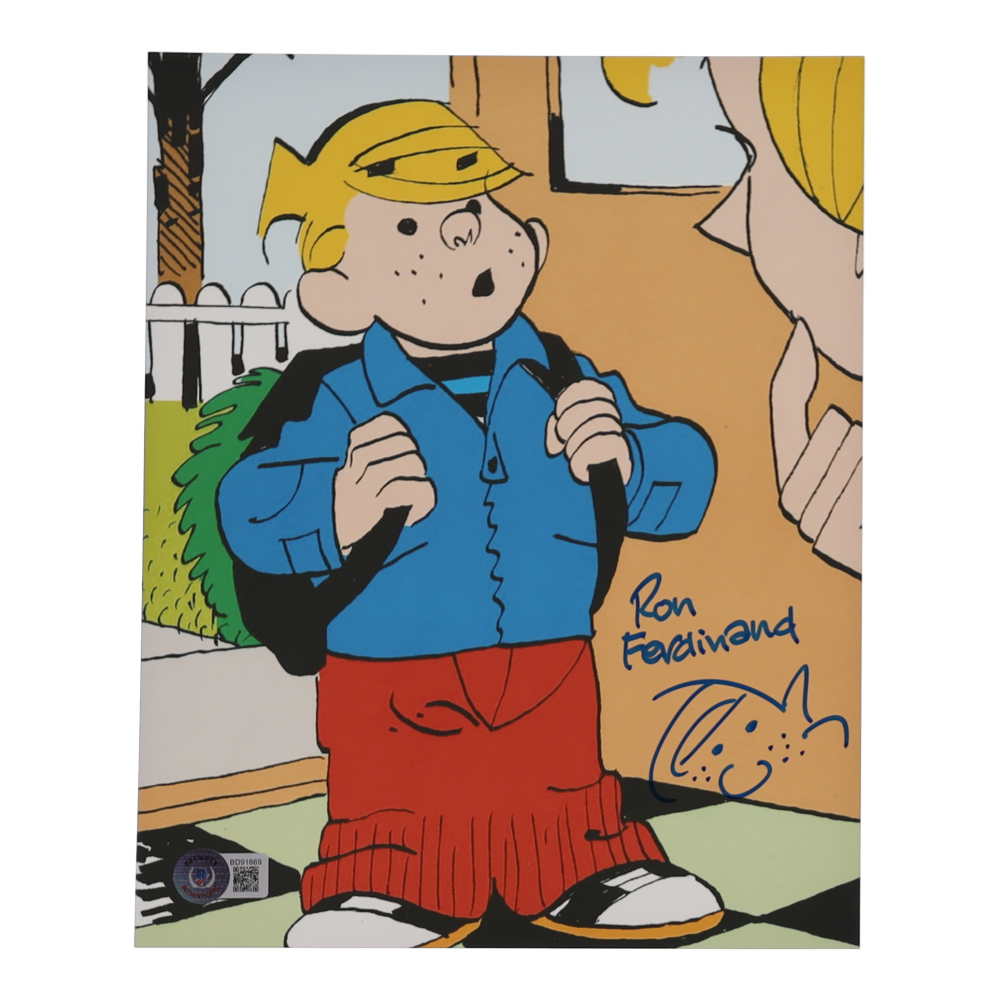Ron Ferdinand Signed "Dennis The Menace" 8x10 Photo (Beckett ...